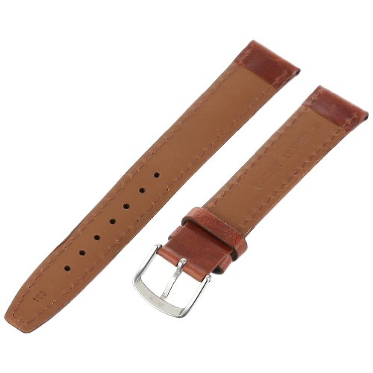 Hadley-Roma Men's 16mm Watch Strap, Color:Brown (Model: MSM881RAC160)