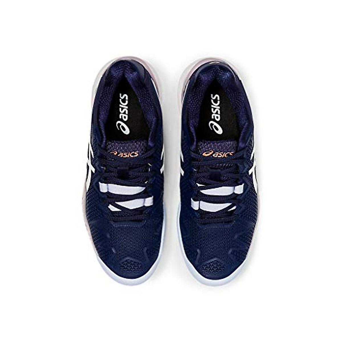 ASICS Women's Gel-Resolution 8 Clay Tennis Shoes, 7, Peacoat/White