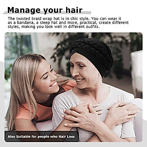 Turbans for Women African Pre-Tied Head Scarf for Women's Hair Wraps Cover Beanie Cap Cancer Chemo Headwear for Women
