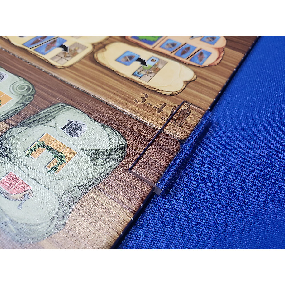 Board Game Clips, Crystal Clear 2mm Straight (8 Pack), Keep Your Boards Together!