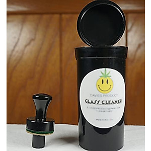 Davies Product: THE GLASS CLEANER - The Magnetic Glass Cleaner for All Glass Devices, Water Pipes, Glass Pipes, Hookah’s and Unique Glasses - Reusable Scrubber Pads - Safe on Glass! - Resin Remover!