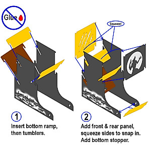 LITKO Horror Themed Dice Tower | Dice Roller | Dice Tumbler | Dice Boot | TTRPG | Board Games (Werewolf)