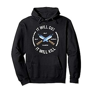 Fire Forging It Will Cut Hoodie Forged Knives Gift