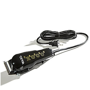 Wahl Professional - Taper 2000 Adjustable Cut, Corded Electric Hair Clipper with Black Blade Attachment Guards for Smooth Haircutting for Professional Barbers and Stylists - Model 8472-850