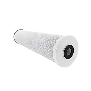 20" x 4.5" Full Flow CTO Carbon Block & Sediment Replacement Filter Cartridges Combo Set | Whole House Filters