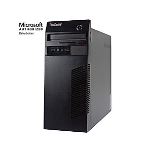 Lenovo M73 Tower, Core i5-4570 3.2GHz, 4GB RAM, 500GB Hard Drive, DVDRW, Windows 10 Pro 64bit (Renewed)