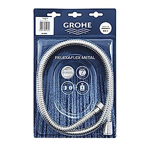 Grohe 28140000 79" Metal Hose, Chrome
