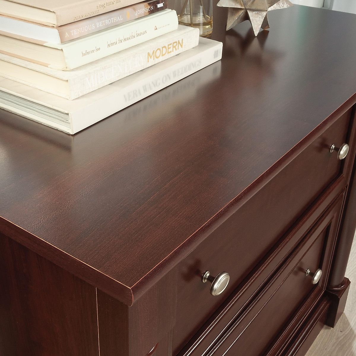 Sauder Palladia Lateral File, Select Cherry finish