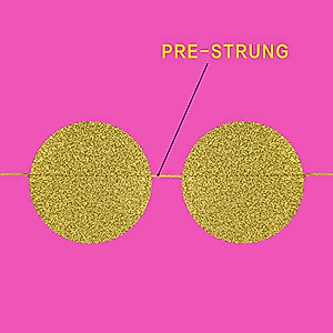 Older Wiser Hotter Glitter Banner - Gold | Fun Birthday Party Decorations, 30th Birthday Decor, HBD, Gag Gift, Photobooth Backdrop (gold)