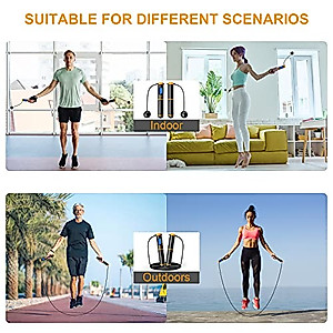 Smart Jump Rope, Multifun Speed Skipping Rope with Calorie Counter