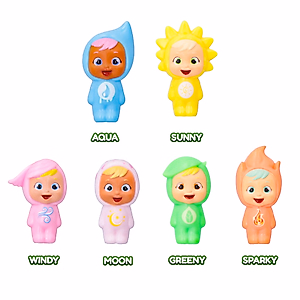 Cry Babies Little Changers Eco-Friendly Flower Compact Miniature Playset (Styles May Vary), for Girls and Boys Ages 3 and Up