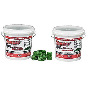 Tomcat Farm and Home Bait Chunx, 4-Pound and Tomcat Mouse Killer (2 Pack)