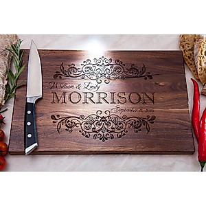 Personalized Cutting Board - Christmas gift - Rustic Home Decor - Engraved Cutting Board - Custom Cutting Board - Kitchen Decor - Home Decor - Wedding Gift Engagement