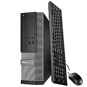 Dell OptiPlex 3020 SFF Computer Desktop PC, Intel Core i5 Processor, 16GB Ram, 120GB M.2 SSD, 2TB Hard Drive,Keyboard & Mouse, Wi-Fi & Bluetooth, Windows 10 Pro (Renewed)