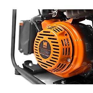 WEN GN400i RV-Ready 4000-Watt Open Frame Inverter Generator, CARB Compliant, Black/orange
