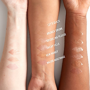 NYX PROFESSIONAL MAKEUP Filler Instinct Plumping Lip Polish, Lip Plumper Gloss - Cheap Fills (Bronze Gold)