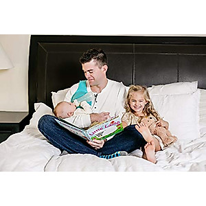 The Beebo Hands Free Baby Bottle Holder, Upgraded – New and Improved, Teal – Suitable for Most Bottle Sizes, Enhance Feeding Time for Parents and Caregivers| Anti Slip