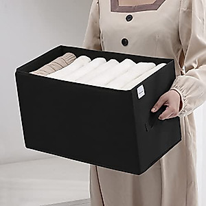 Coorganisers 2 PCS Sweater Wardrobe Clothes Organizer,Washable Clothes Organizer for Folded Clothes with PP Board Handle,7 Grids Closet Organizers and Storage Box for Jeans,Pants,Sweater,Jacket