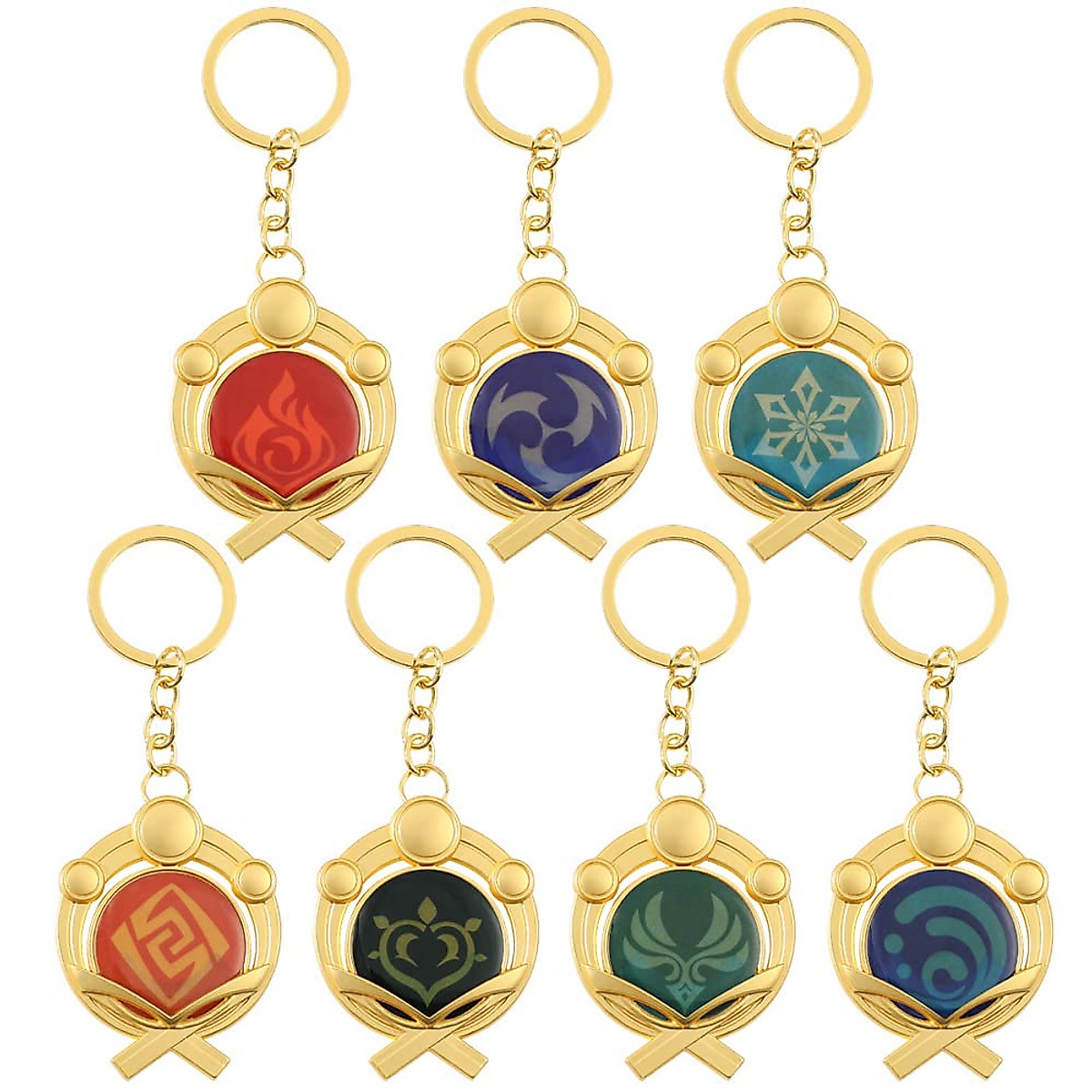 Staremeplz Compatible with Samsung Galaxy S9 Plus Case Genshin Impact Anime Game Design [with Vision Keychain and 50pcs Stickers] Cartoon Transparent Soft Silicona Case for Samsung Galaxy S9 Plus