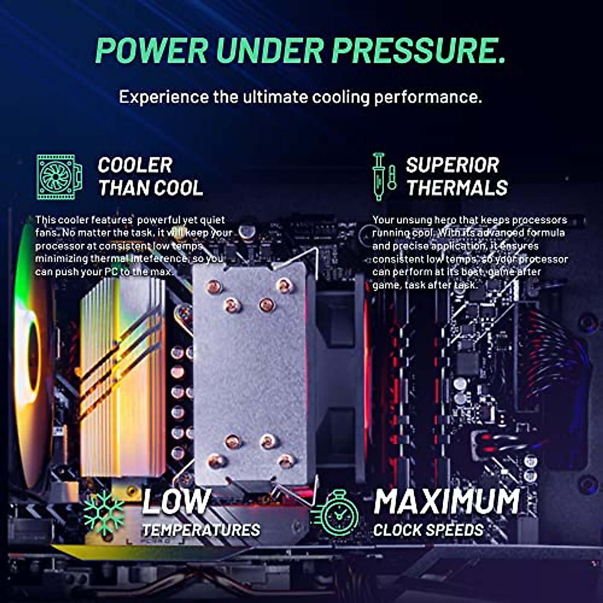 Skytech Gaming Nebula Gaming PC Desktop – Intel Core i5 12400F 2.5 GHz, RTX 3050, 1TB NVME SSD, 16G DDR4 3200, 600W Gold PSU, AC Wi-Fi, Windows 10 Home 64-bit