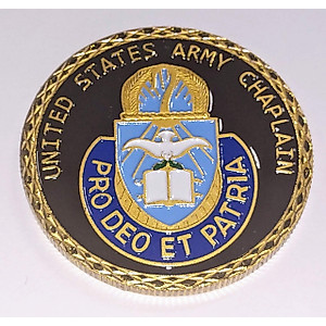 Army Chaplain Military Challenge Art Coin