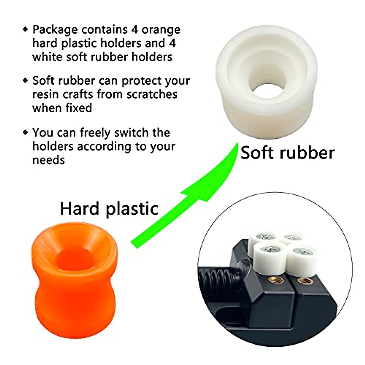 Electric Resin Drill Set,Pin Vise for Resin Molds Jewelry Casting, YASPIT Anti-Skid Drill Press Vise, 210 PCS Keychain making Supplies, Precision Hand Drill Kit for DIY Resin Keychains Jewelry Making