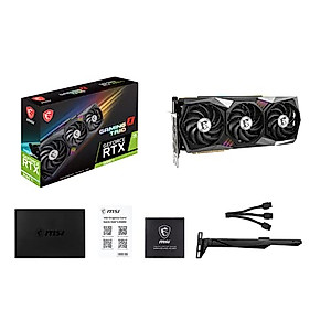 MSI GeForce RTX 3090 Ti 24GB GDRR6X 384-Bit HDMI/DP Nvlink Tri-Frozr Ampere Architecture OC Graphics Card (RTX 3090 Ti Gaming X Trio 24G)