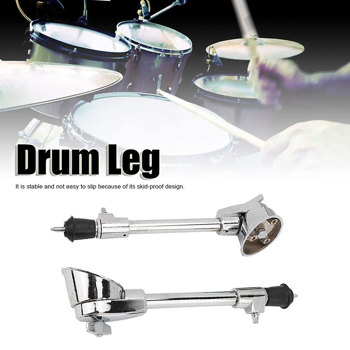 2PCS Anti-skid Drum Feet, Bass Drum Leg Instrument Accessory