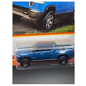 Matchbox Rivian R1T 2022 Collector #38/100 Electric Truck EV Blue