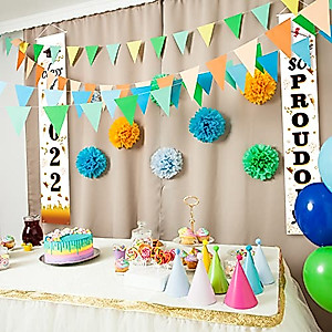 Congratulations on 2022 Graduation Banner Decoration, 2022 Graduation Porch Logo, Graduation Party Supplies, Graduation Slogan