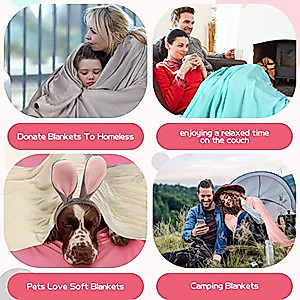 24 Pack Fleece Throw Blankets Assorted Fuzzy Cozy Blanket Bulk Throws for Sofa,50 x 60 Inches Soft Plush Microfiber Blanket Anti-Static Warm Lightweight Bed Travel Queen Blanket for Home Couch Wedding