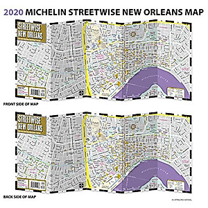 Streetwise New Orleans Map - Laminated City Center Street Map of New Orleans, Louisiana (Michelin Streetwise Maps)