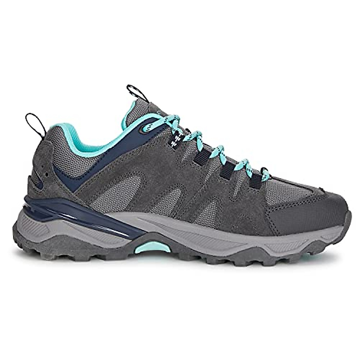 Eddie Bauer Roseburg Low Women's Hiking Shoes | Water Resistant Lightweight Mountain Hiking Shoes for Women | Ladies All Weather Outdoor Ankle Height Hiker Grey