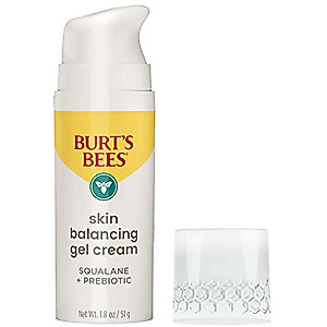 Burt’s Bees Daily Gel Cream , Skin Balancing Face Moisturizer, Hydrates Skin, for All Skin Types, With a Prebiotic, 1.8 Oz.