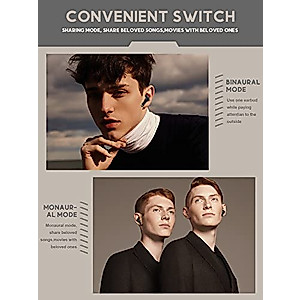 Wireless Earbuds, ANC+ENC Bluetooth 5.3 Headphones LED Power Display Earphones Wireless Charging Case 30Hrs Playback IPX6 Waterproof in-Ear Headsets with Mic for TV Smart Phone Computer Laptop Sports