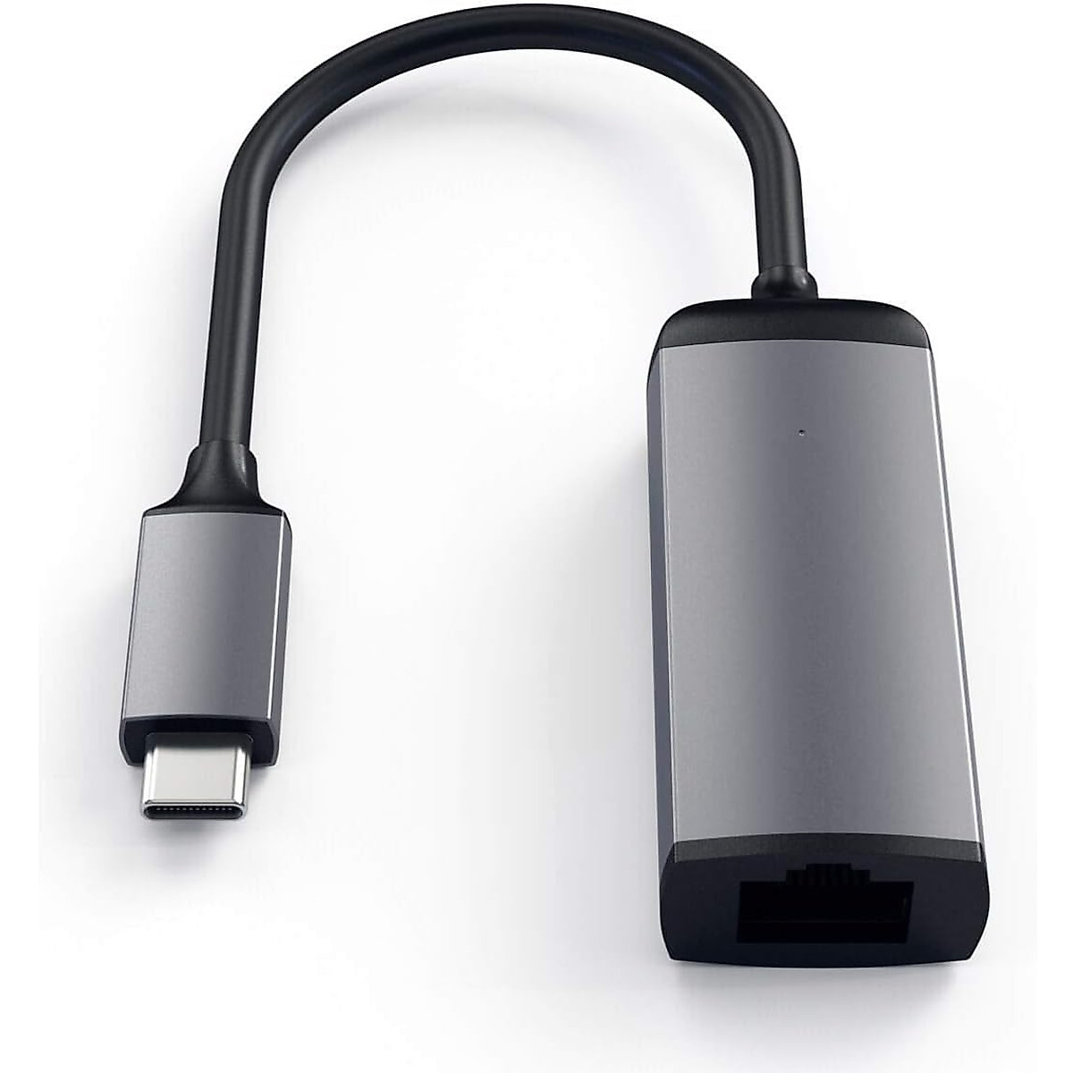 Satechi Aluminum Type-C Gigabit Ethernet Adapter - Compatible with 2022 MacBook Pro/Air M2, 2021 MacBook Pro M1, 2020 MacBook Air/Pro M1, 2021 iPad Pro M1 (Space Gray)