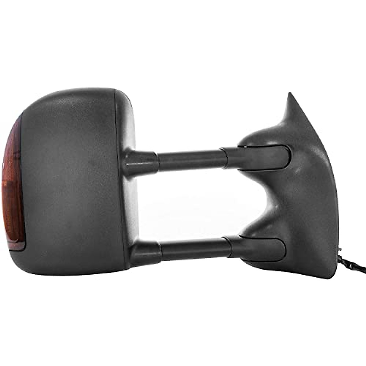 Dependable Direct Right Passenger Side Mirror for 2001-2005 Ford Excursion, 2003-2007 Ford Super Duty - F-250, F-350, F-450, F-550 - Power Operated, Manual Folding Replacement Mirror - FO1321268