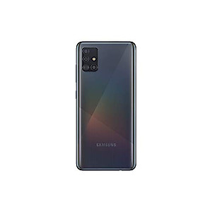 Samsung Galaxy A51 A515F 128GB DUOS GSM Unlocked Phone w/ Quad Camera 48 MP + 12 MP + 5 MP + 5 MP (International Variant/US Compatible LTE) - Prism Crush Black