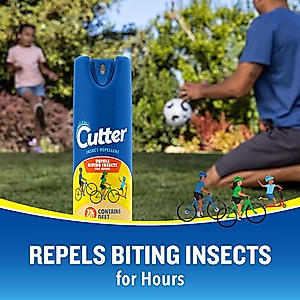 Cutter Insect Repellent Twin Pack, 2-6 Ounce Aerosol Cans, With 7 Percent DEET