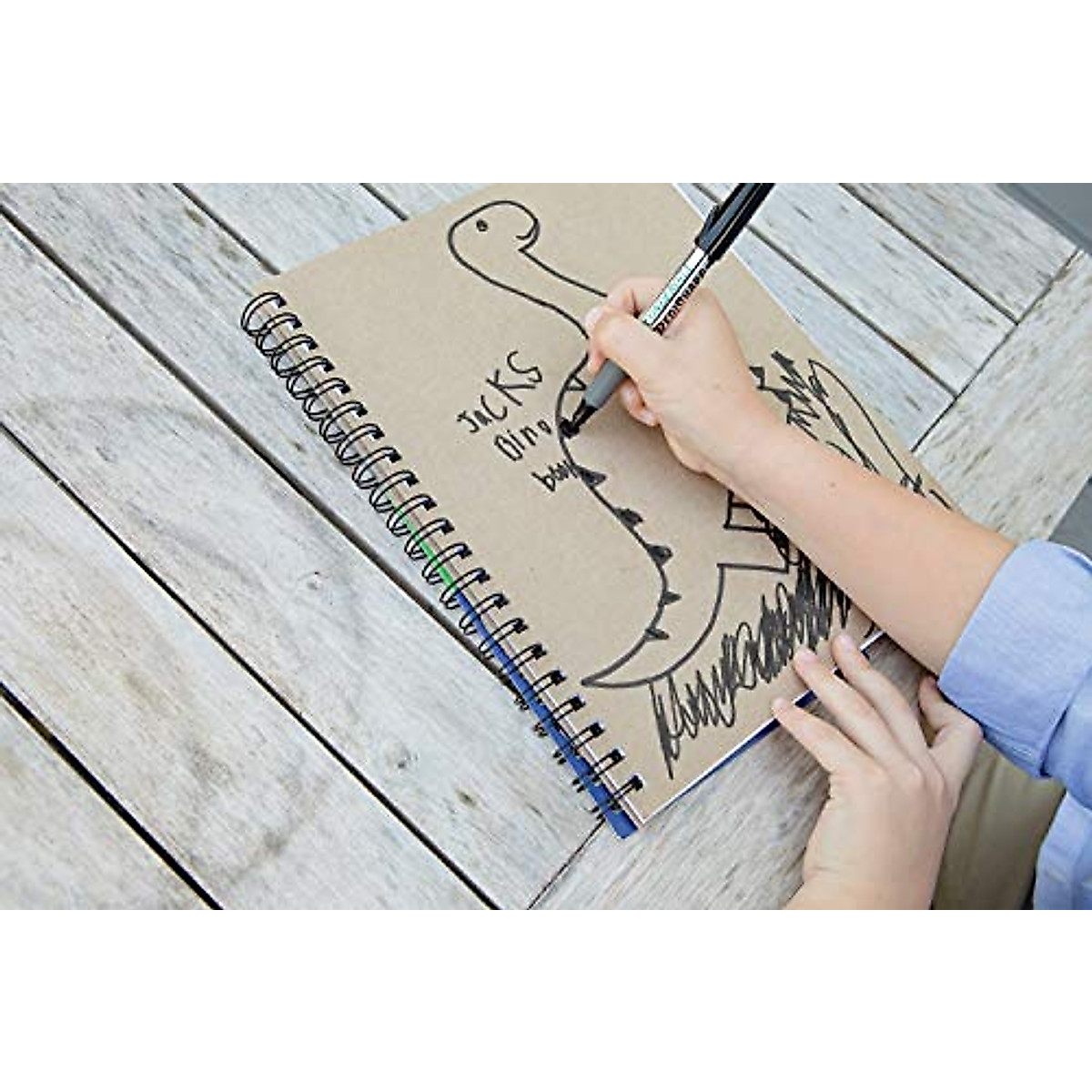 UCreate Create Your Own Cover Sketch Diary, Nat. Chip Cvr., 11" x 8-1/2", 50 Sheets