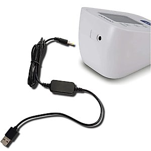 DigitCont USB 5V to DC 6V 4mm x 1.7mm Power Cable, Compatible with Omron blood pressure monitor, USB Voltage Step Up Converter Cable, Power Supply Adapter Cable, 4 ft. DC 5V to DC 6V Cable