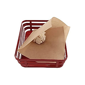 G.E.T. 4-T4000 Brown Cone Basket Liner / Deli Wrap Paper / Double Open Bag Paper Food-Safe Tissue Liners Collection (Pack of 2000)