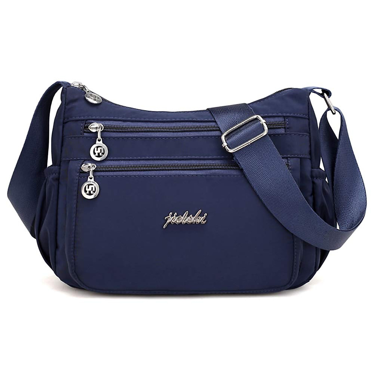 Collsants Nylon Crossbody Purse for Women Travel Shoulder Bag Multi Pocket Water Resistant (flower-Y)