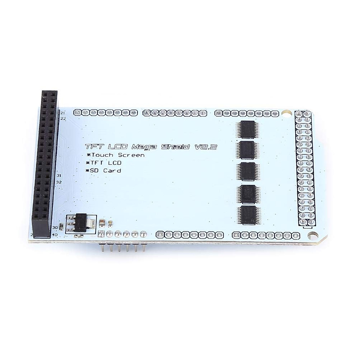 Touch LCD Shield, 3.2 inch TFT LCD Module Mega Shield V2.2 Expansion Board for Touch Screen Display for arduino Compatible with MEGA 2560