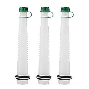 3 Sets of Replacement Gas Can Fuel Spout Cap Kit Garden Industrial Machinery Refuel Tool(1L)