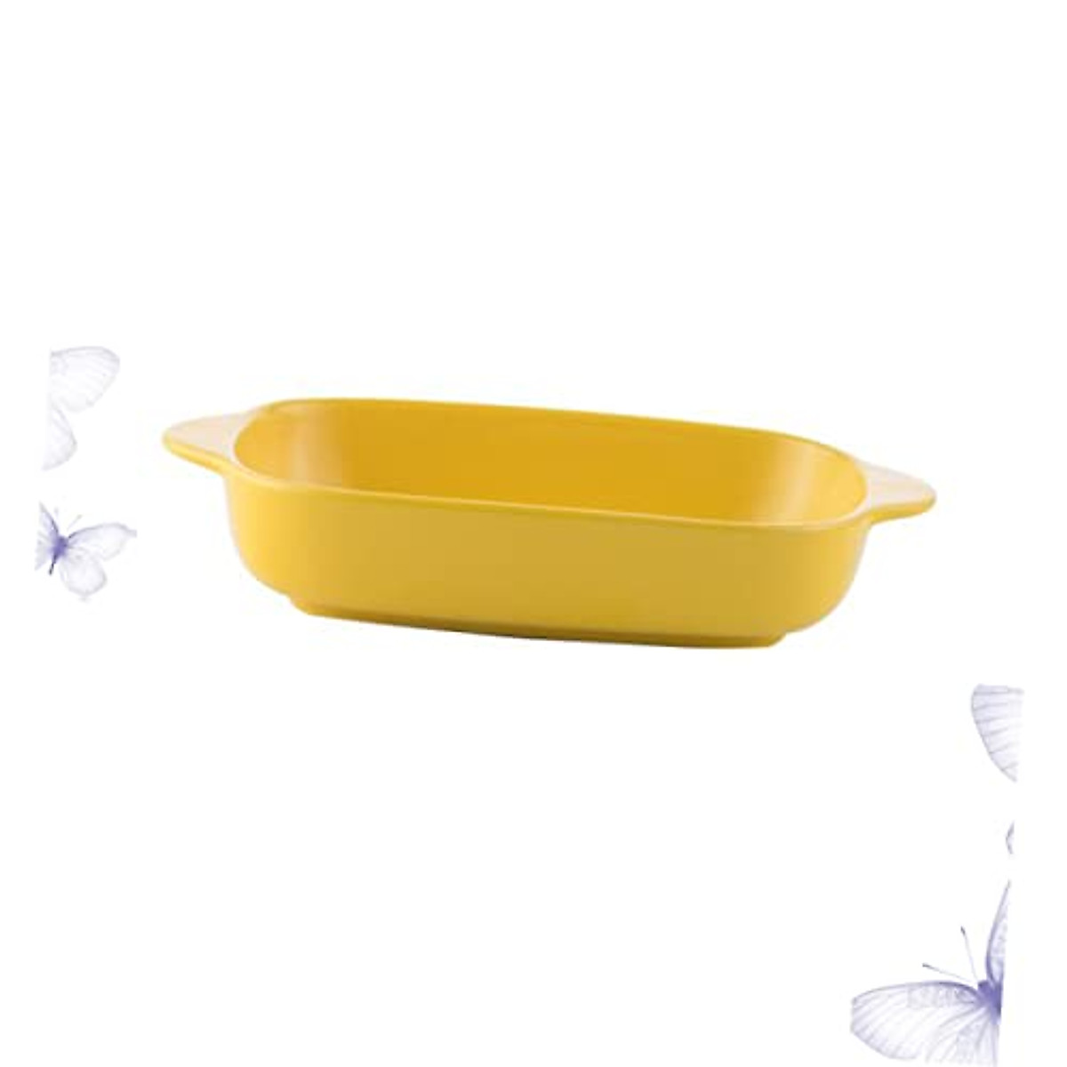 Luxshiny Nonstick Bakeware Ceramic Griddle Ceramic Loaf Pan Ceramic Bakeware Brownie Pan Baking Loaf Pan Spaghetti Deep Baking Dish Oven Kitchen Supplies Bread Baking Tray Cake Baking Tray