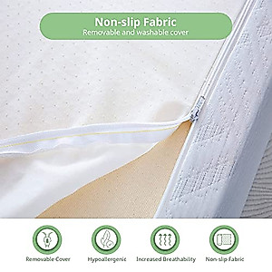 wOod-it Full Mattress, 8 inch Full Size Memory Foam Mattresses in a Box Cooling Gel Mattress for Bunk Trundle Bed Daybed, Medium Firm