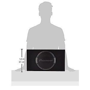 Pioneer TS-WX1010LA 10" Shallow Mount Sealed Enclosure with Built-in Amplifier