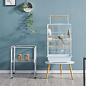 Yaheetech Large Parakeet Bird Cages for Small Parrots Green Cheek Conure Lovebirds with Wooden Perches and Slide-Out Tray
