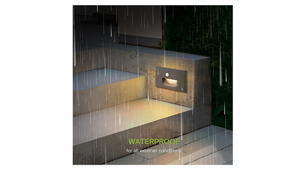 ASD LED Recessed Step Light - Waterproof 3W Stair Lighting Fixture
